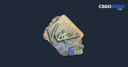 Sticker | Keoz (Holo) | Rio 2022 - CSGOSKINS.GG