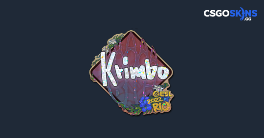 Sticker | Krimbo (Glitter) | Rio 2022 - CSGOSKINS.GG