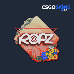 Sticker | ropz | Rio 2022 - CSGOSKINS.GG