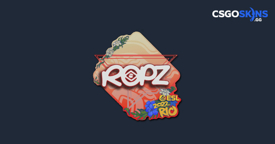 Sticker | ropz | Rio 2022 - CSGOSKINS.GG