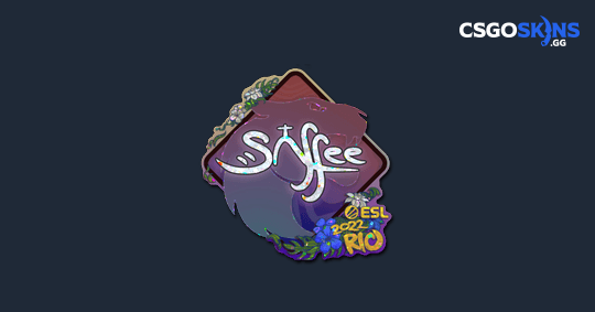 Sticker | saffee (Glitter) | Rio 2022 - CSGOSKINS.GG