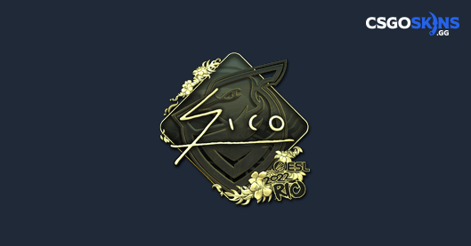 Sticker | Sico (Gold) | Rio 2022 - CSGOSKINS.GG