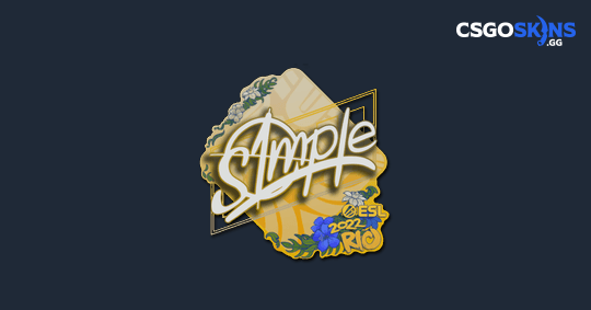 Sticker | s1mple | Rio 2022 - CSGOSKINS.GG