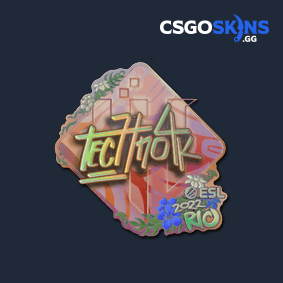 Sticker | Techno4K (Holo) | Rio 2022 - CSGOSKINS.GG