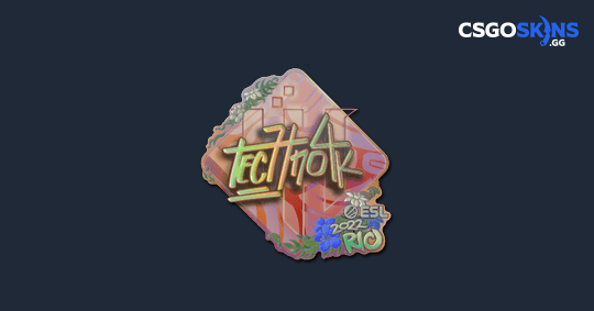 Sticker | Techno4K (Holo) | Rio 2022 - CSGOSKINS.GG