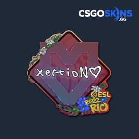 Sticker | xertioN (Glitter) | Rio 2022 - CSGOSKINS.GG