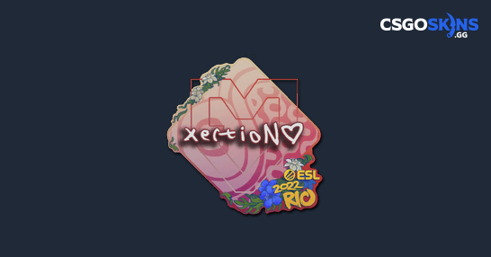 Sticker | xertioN | Rio 2022 - CSGOSKINS.GG