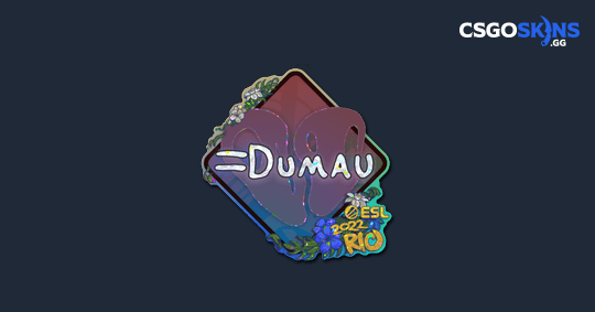 Sticker | dumau (Glitter) | Rio 2022 - CSGOSKINS.GG
