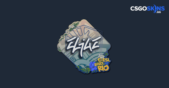 Sticker | EliGE | Rio 2022 - CSGOSKINS.GG