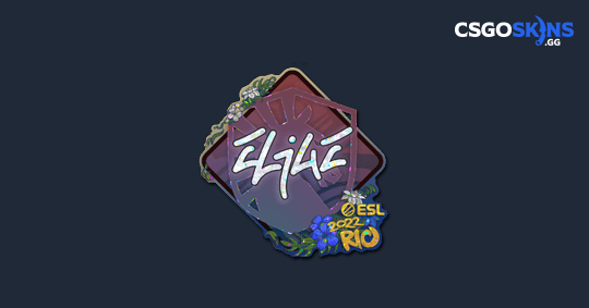 Sticker | EliGE (Glitter) | Rio 2022 - CSGOSKINS.GG