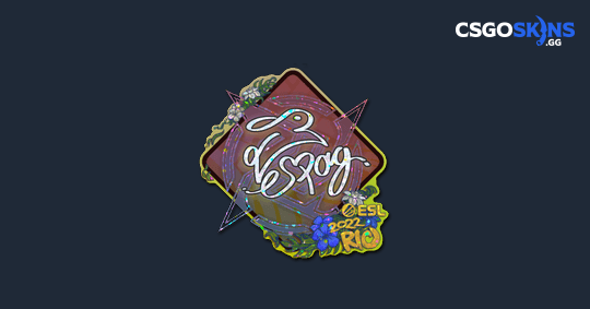 Sticker | es3tag (Glitter) | Rio 2022 - CSGOSKINS.GG