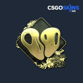 Sticker | 00 Nation (Gold) | Rio 2022 - CSGOSKINS.GG