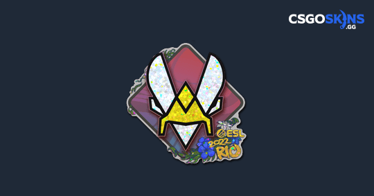 Sticker | Vitality (Glitter) | Rio 2022 - CSGOSKINS.GG
