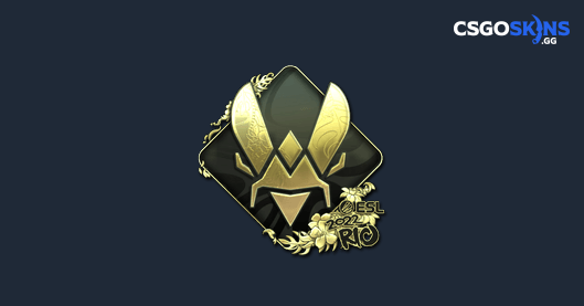 Sticker | Vitality (Gold) | Rio 2022 - CSGOSKINS.GG