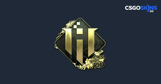Sticker | IHC Esports (Gold) | Rio 2022 - CSGOSKINS.GG