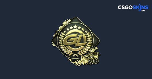 Sticker | GamerLegion (Gold) | Rio 2022 - CSGOSKINS.GG