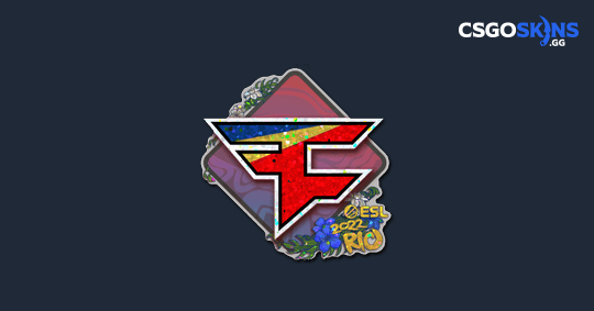 Sticker | FaZe Clan (Glitter) | Rio 2022 - CSGOSKINS.GG