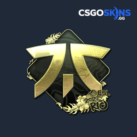Sticker | Fnatic (Gold) | Rio 2022 - CSGOSKINS.GG
