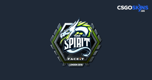 Sticker | Team Spirit (Foil) | London 2018 - CSGOSKINS.GG