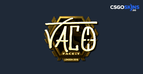 Sticker | TACO (Gold) | London 2018 - CSGOSKINS.GG