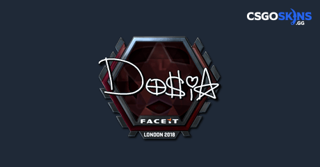 Sticker | Dosia (Foil) | London 2018 - CSGOSKINS.GG