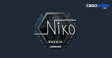 Sticker | niko | London 2018 - CSGOSKINS.GG