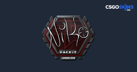 Sticker | NiKo | London 2018 - CSGOSKINS.GG