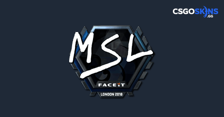 Sticker | MSL (Foil) | London 2018 - CSGOSKINS.GG