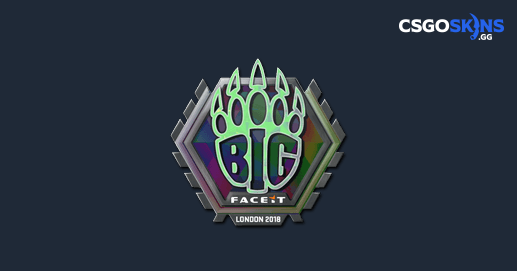 Sticker | BIG (Holo) | London 2018 - CSGOSKINS.GG