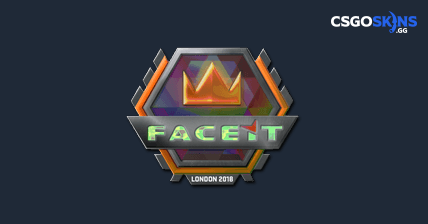 Sticker | FACEIT (Holo) | London 2018 - CSGOSKINS.GG