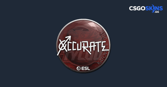 Sticker | xccurate | Katowice 2019 - CSGOSKINS.GG