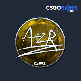 Sticker | AZR (Foil) | Katowice 2019 - CSGOSKINS.GG