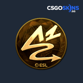Sticker | ANGE1 (Gold) | Katowice 2019 - CSGOSKINS.GG