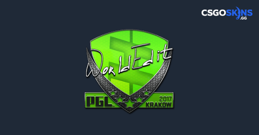 Sticker | WorldEdit | Krakow 2017 - CSGOSKINS.GG
