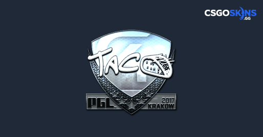 Sticker | TACO (Foil) | Krakow 2017 - CSGOSKINS.GG