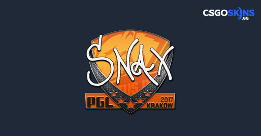Sticker | Snax | Krakow 2017 - CSGOSKINS.GG