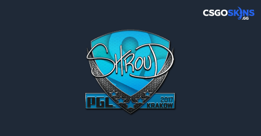 Sticker | shroud | Krakow 2017 - CSGOSKINS.GG
