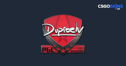 Sticker | dupreeh | Krakow 2017 - CSGOSKINS.GG