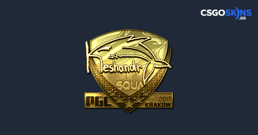 Sticker | keshandr (Gold) | Krakow 2017 - CSGOSKINS.GG