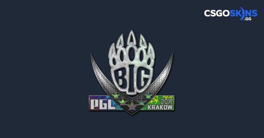 Sticker | BIG (Holo) | Krakow 2017 - CSGOSKINS.GG