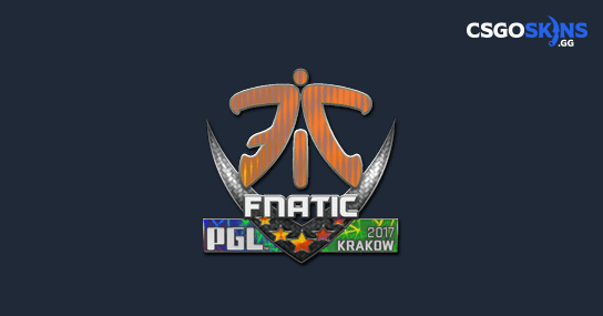Sticker | Fnatic (Holo) | Krakow 2017 - CSGOSKINS.GG