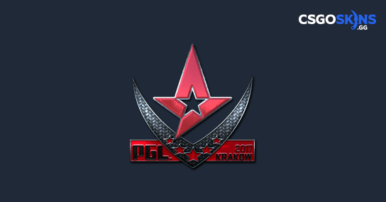Sticker | Astralis (Foil) | Krakow 2017 - CSGOSKINS.GG