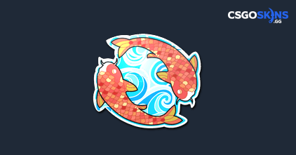 Sticker | Twin Koi - CSGOSKINS.GG