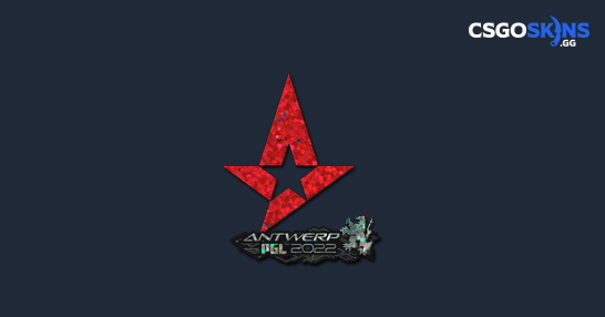 Sticker | Astralis (Glitter) | Antwerp 2022 - CSGOSKINS.GG