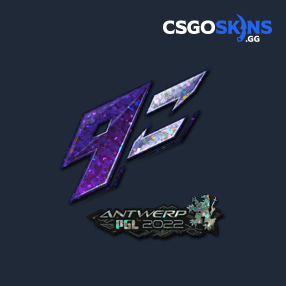 Sticker | 9z Team (Glitter) | Antwerp 2022 - CSGOSKINS.GG
