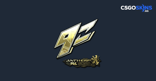 Sticker | 9z Team (Gold) | Antwerp 2022 - CSGOSKINS.GG