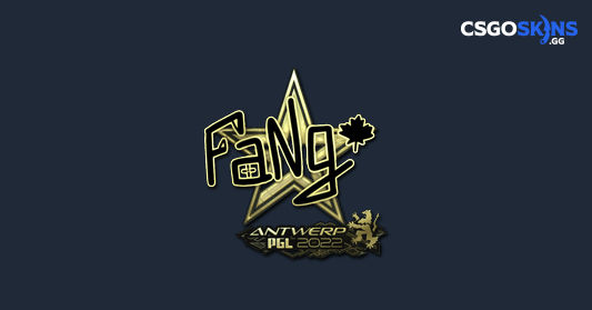 Sticker | FaNg (Gold) | Antwerp 2022 - CSGOSKINS.GG