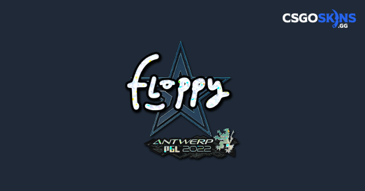 Sticker | floppy (Glitter) | Antwerp 2022 - CSGOSKINS.GG