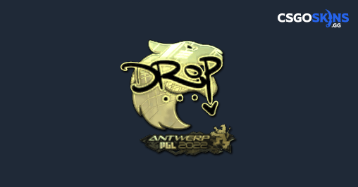 Sticker | drop (Gold) | Antwerp 2022 - CSGOSKINS.GG