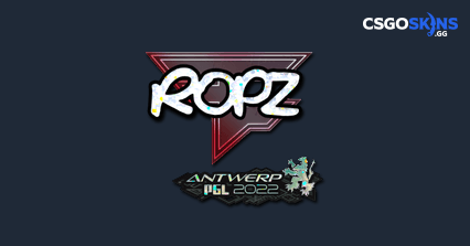 Sticker | ropz (Glitter) | Antwerp 2022 - CSGOSKINS.GG